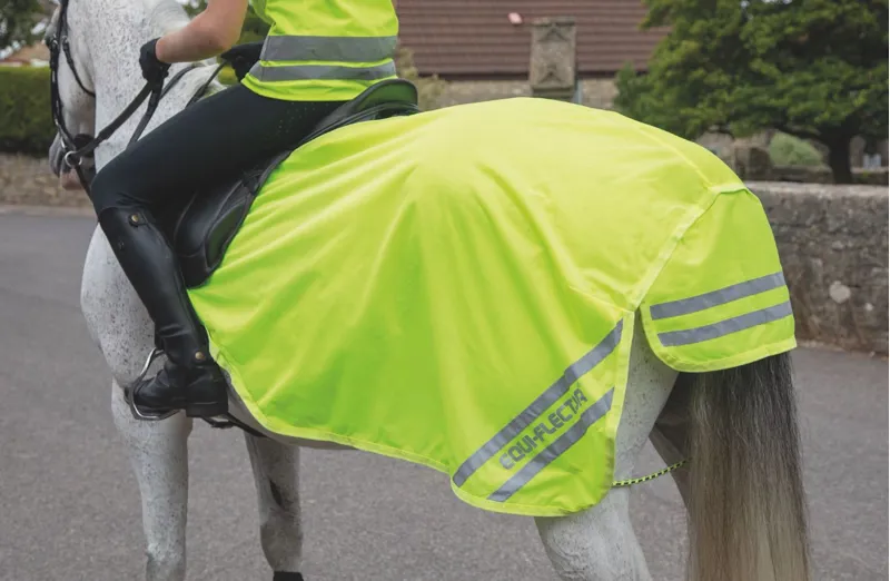 Equi Flector Mesh Exercise Sheet Reflective