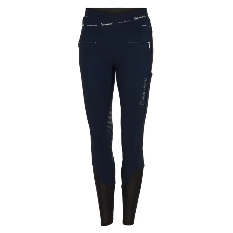 Samshield Alpha Full Grip Breeches Notte Blue
