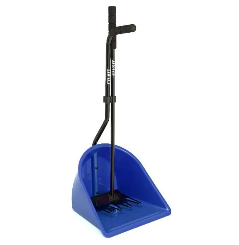 EZI-KIT Manure Scoop Long Handle Blue
