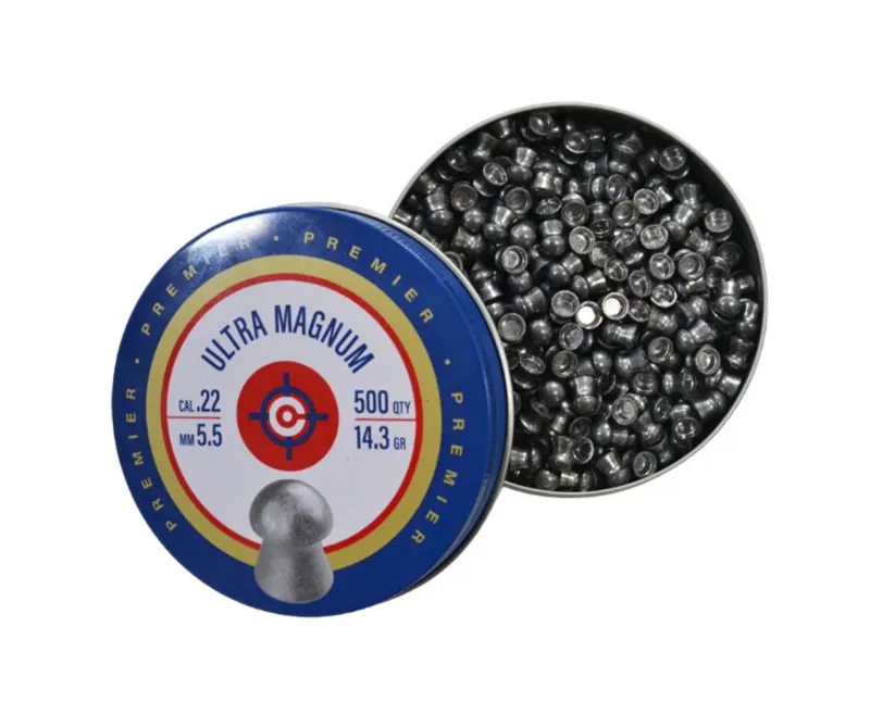 Crosman Premier Ultra Magnum Pellets .22 14.3gr Size 5.5